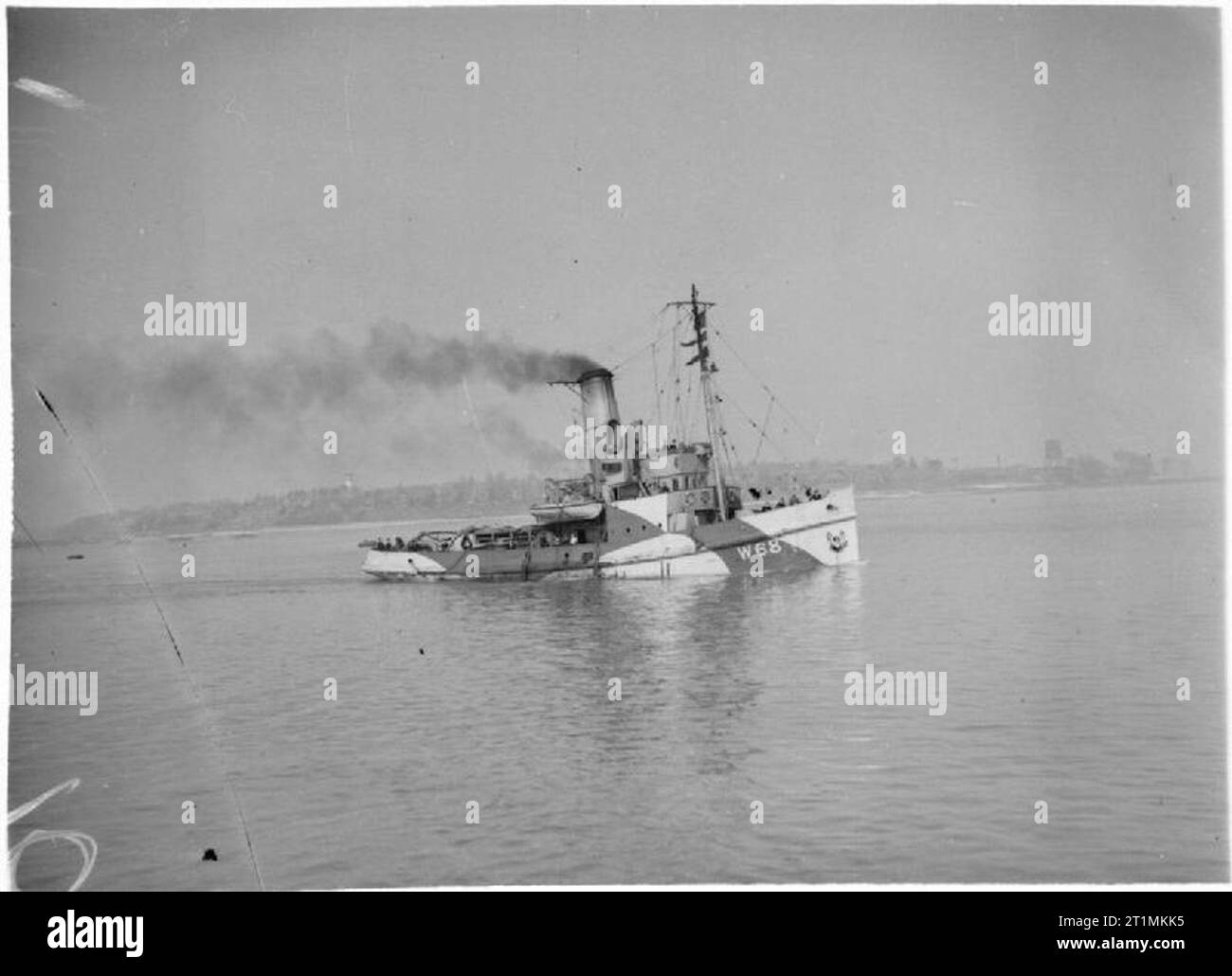 The Royal Navy during the Second World War HMS ATTENTIF, rescue tug ...