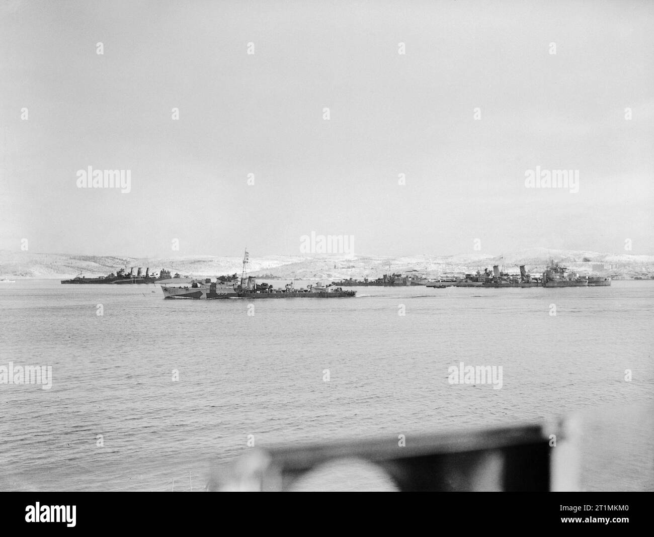 The Royal Navy during the Second World War In the distance HMS OBDURATE ...
