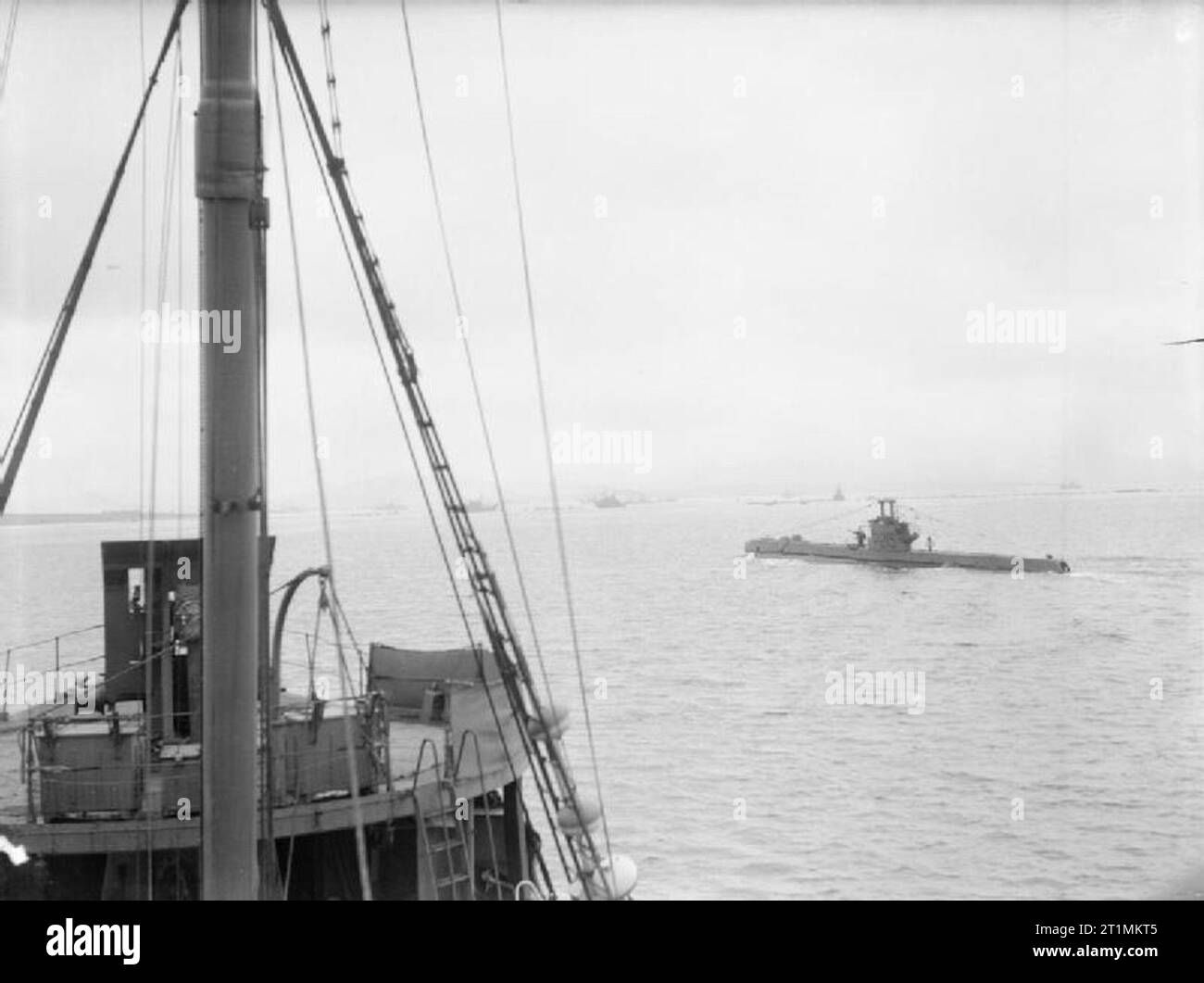 The Royal Navy during the Second World War At Scapa Flow, an armed ...