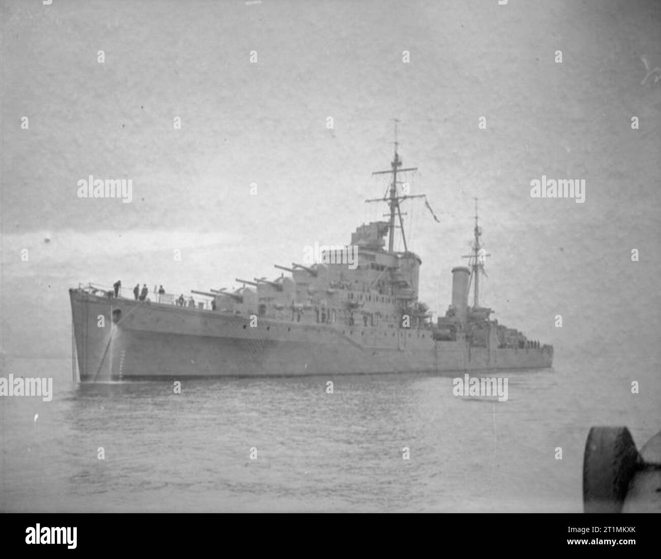 The Royal Navy during the Second World War HMS BONAVENTURE at her ...