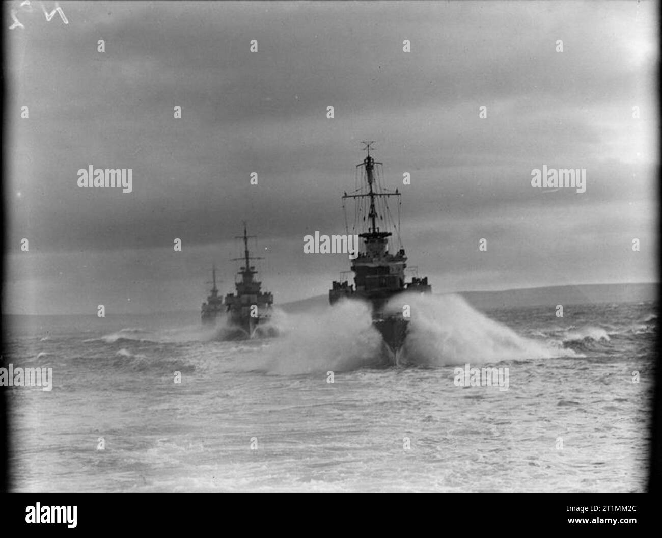 Destroyers at Sea. 3 February 1943, on Board the Destroyer Leader HMS ...