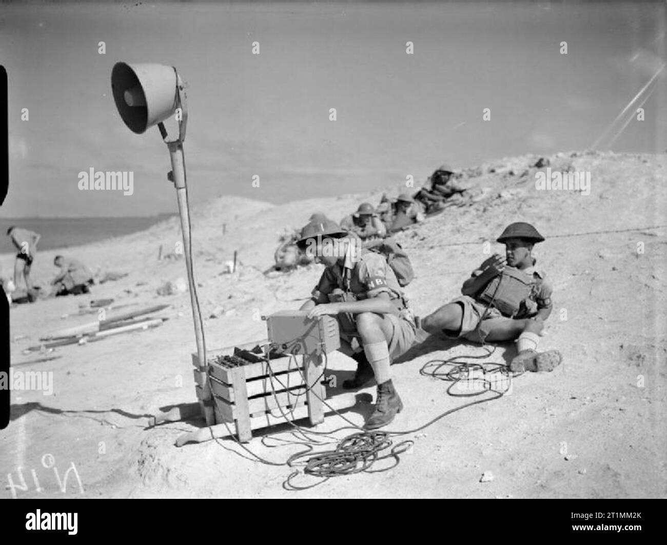 The Royal Navy during the Second World War Operating the loud hailer ...