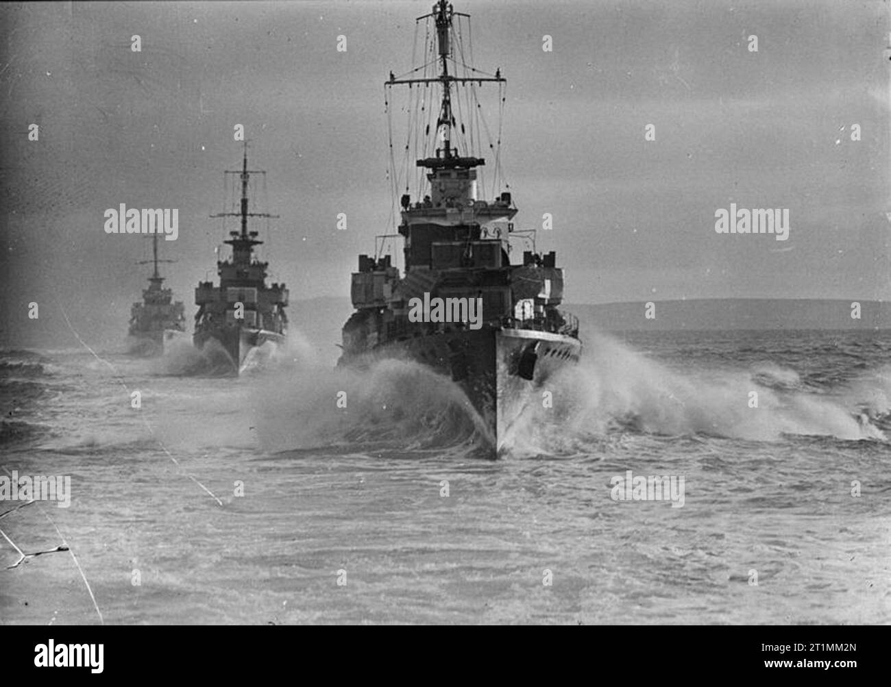 Destroyers at Sea. 3 February 1943, on Board the Destroyer Leader HMS ...