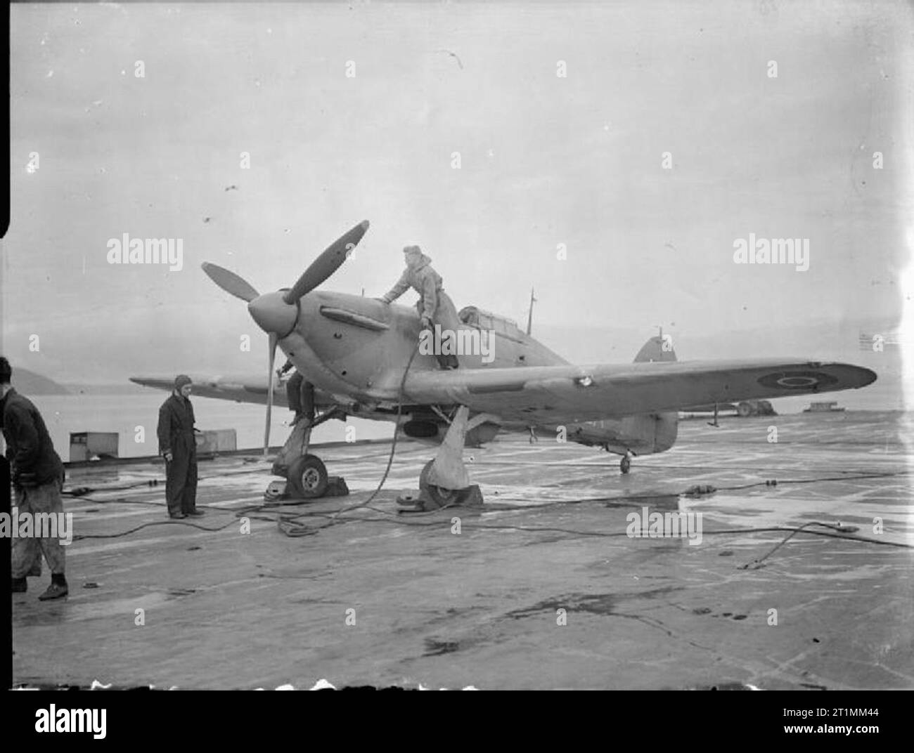 The Royal Navy during the Second World War A Hawker Sea Hurricane being ...