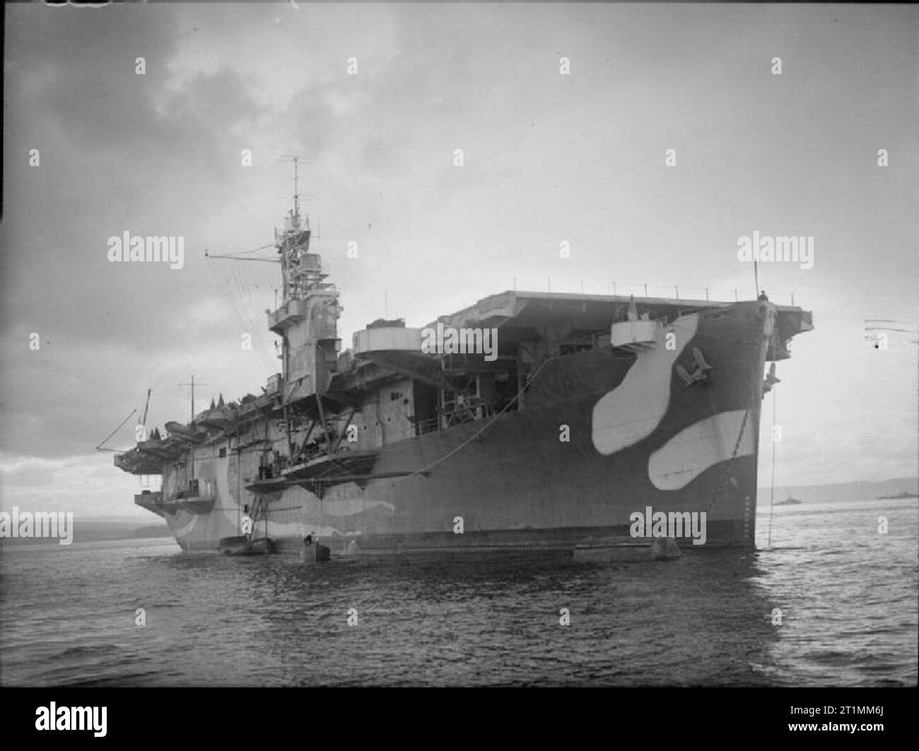 The Royal Navy during the Second World War HMS RAVAGER moored at ...