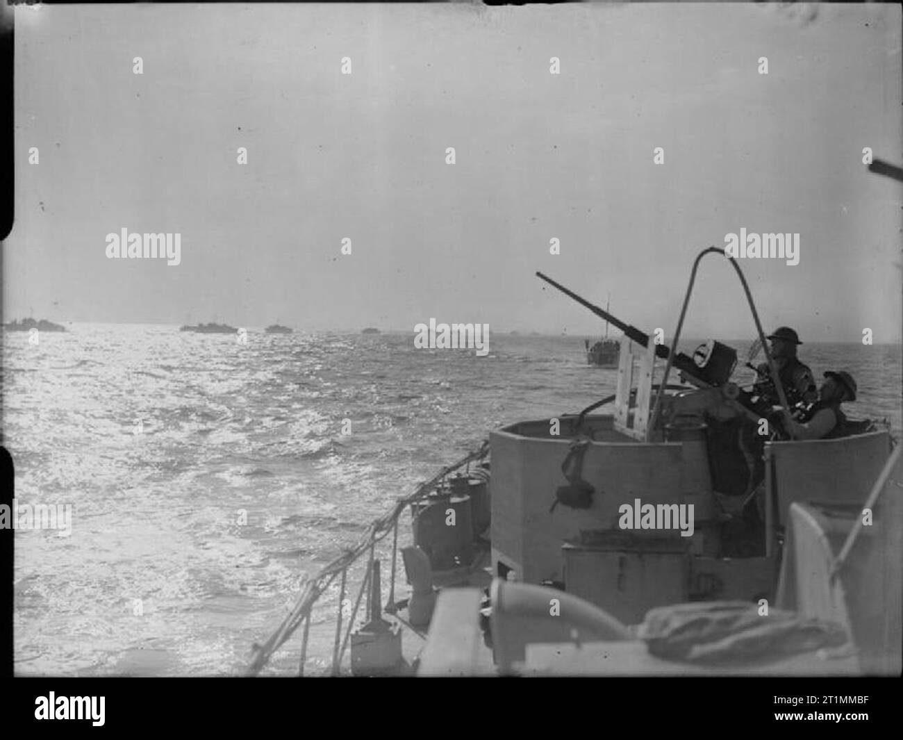 The Royal Navy during the Second World War Gunners manning a 20 mm ...