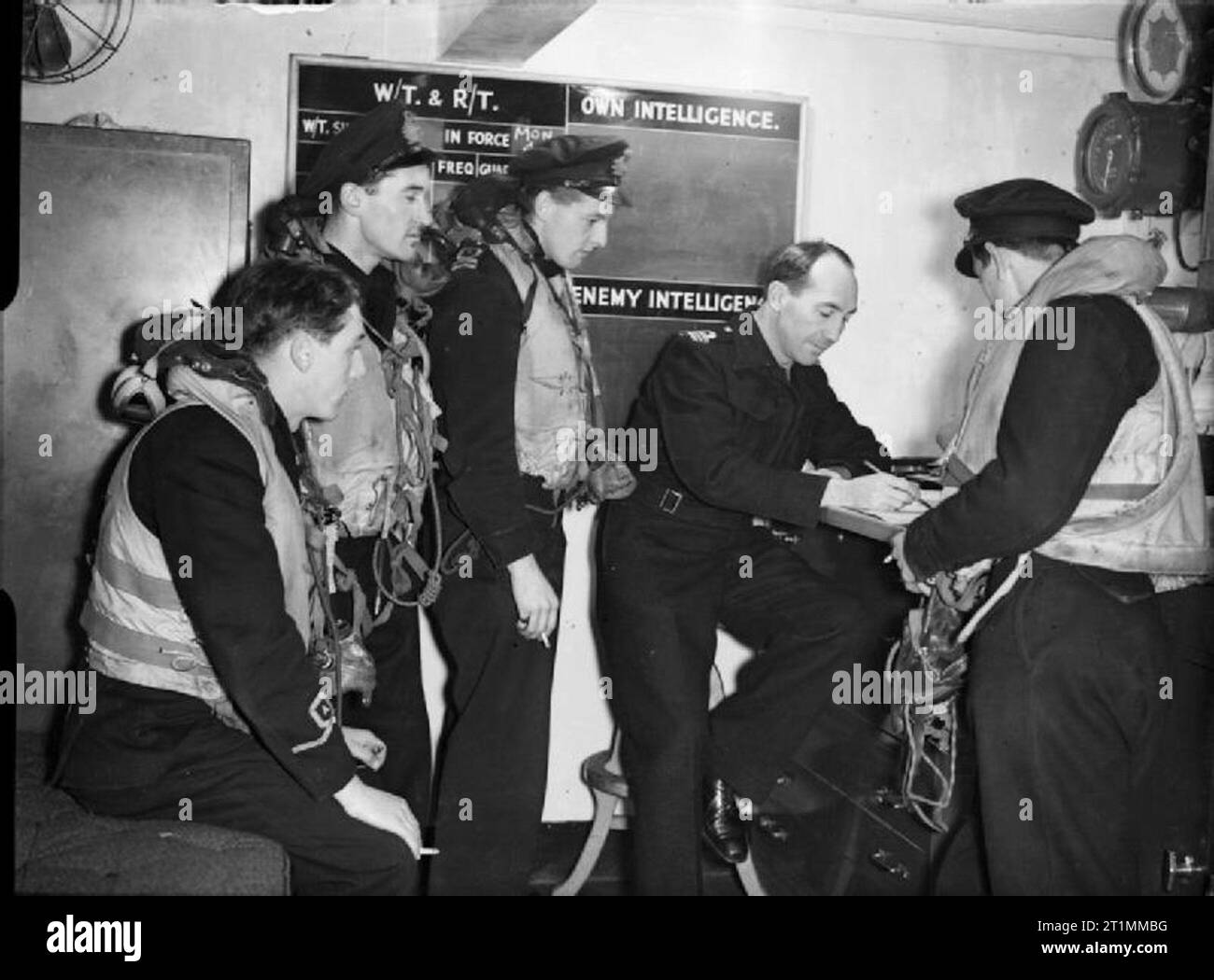 The Royal Navy during the Second World War Fighter pilots of 816 ...