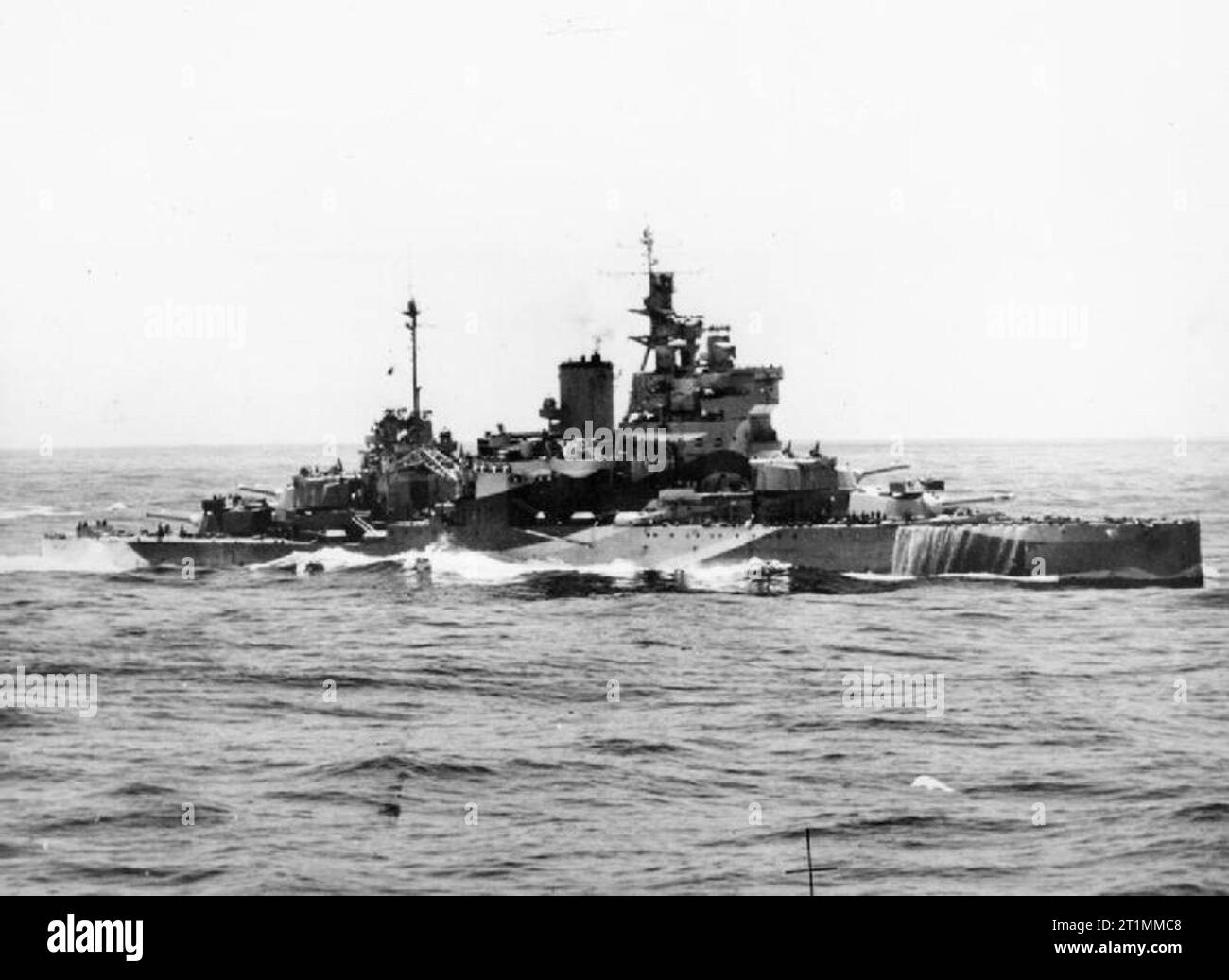 The Royal Navy during the Second World War HMS VALIANT photographed ...