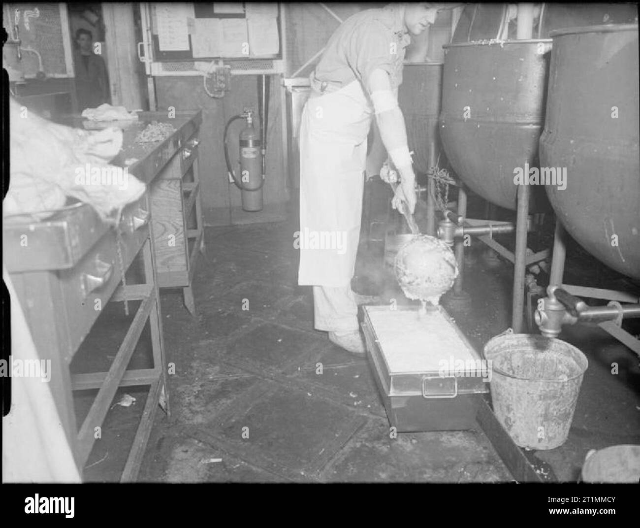 The Royal Navy during the Second World War Rice is ladled from the ...