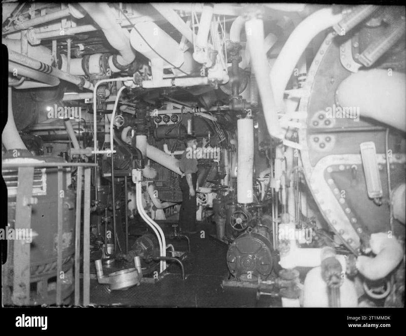 The Royal Navy during the Second World War A maze-like corner of the ...