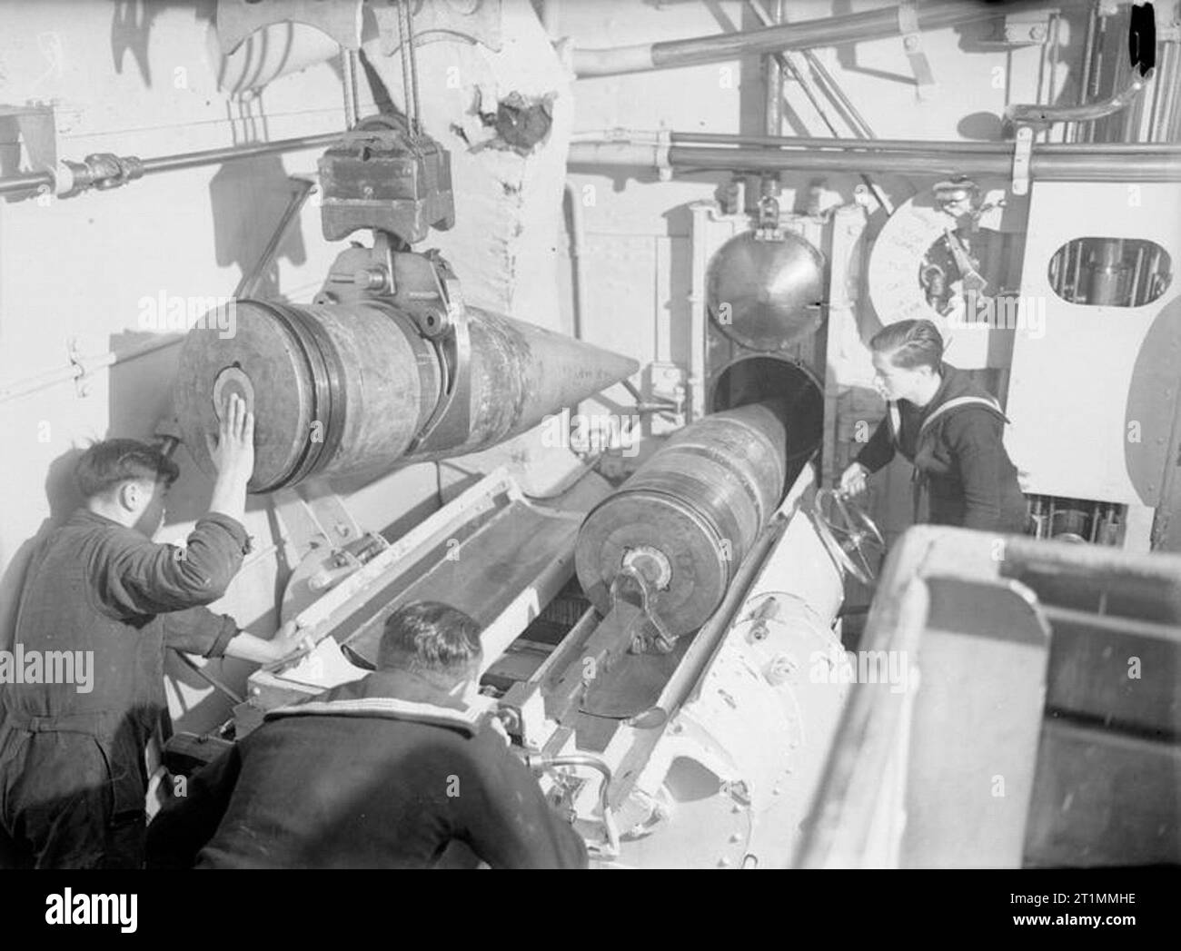 The Royal Navy during the Second World War A 16 inch shell just about ...