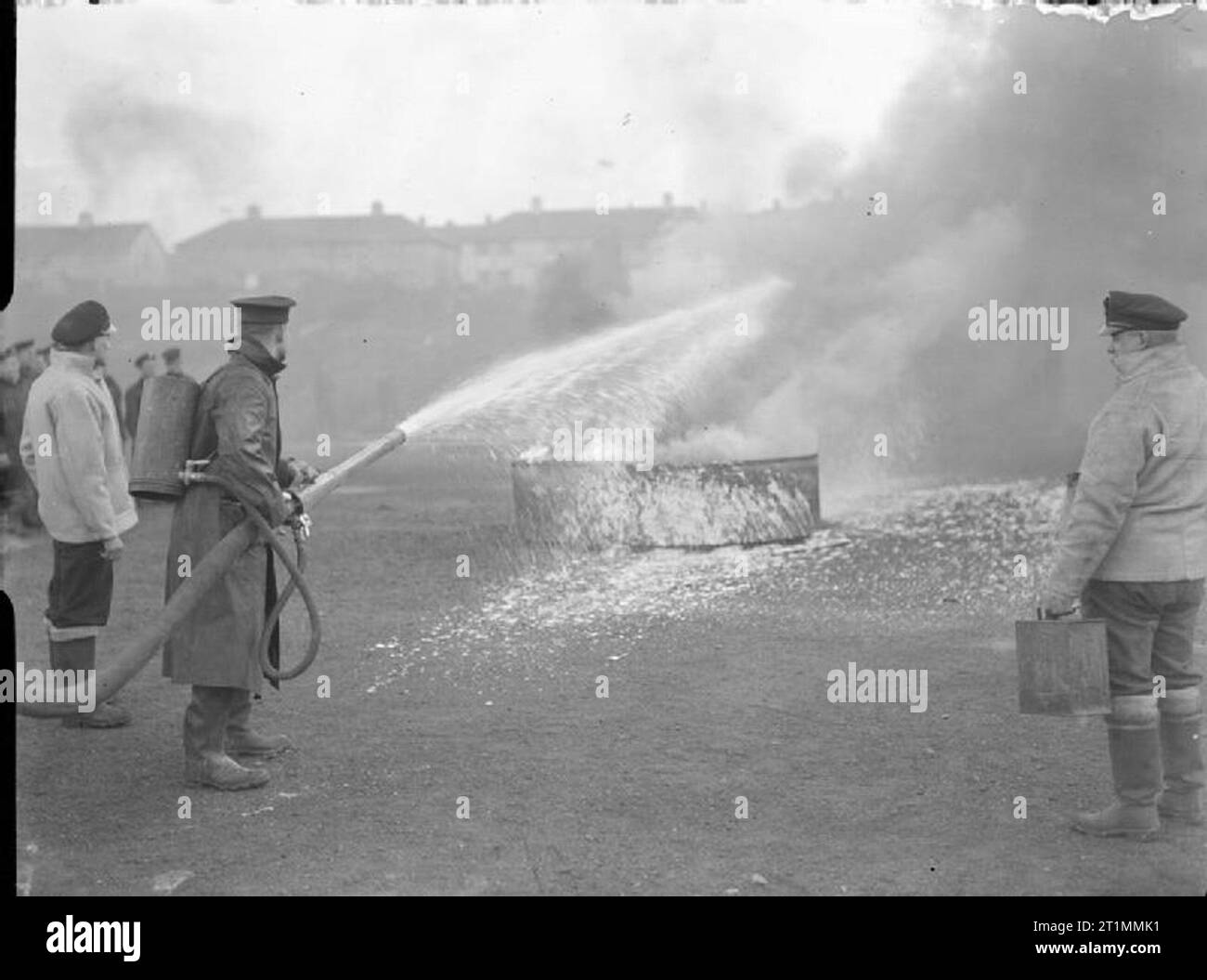 The Royal Navy during the Second World War A rating using knapsack tank ...