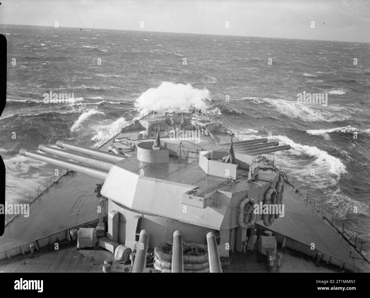The Royal Navy during the Second World War View looking forward from ...