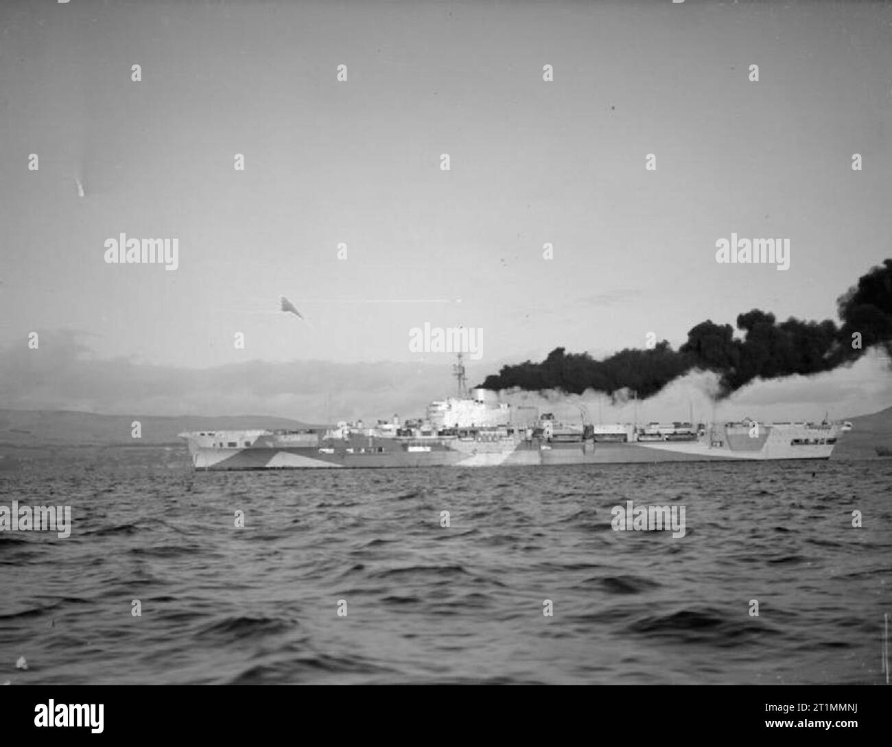 The Royal Navy during the Second World War HMS INDEFATIGABLE making ...