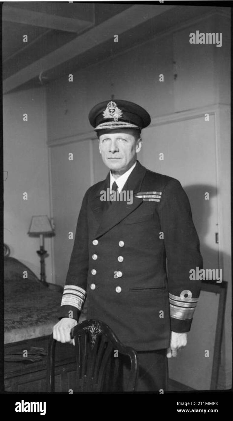 The Royal Navy during the Second World War A half length portrait of ...