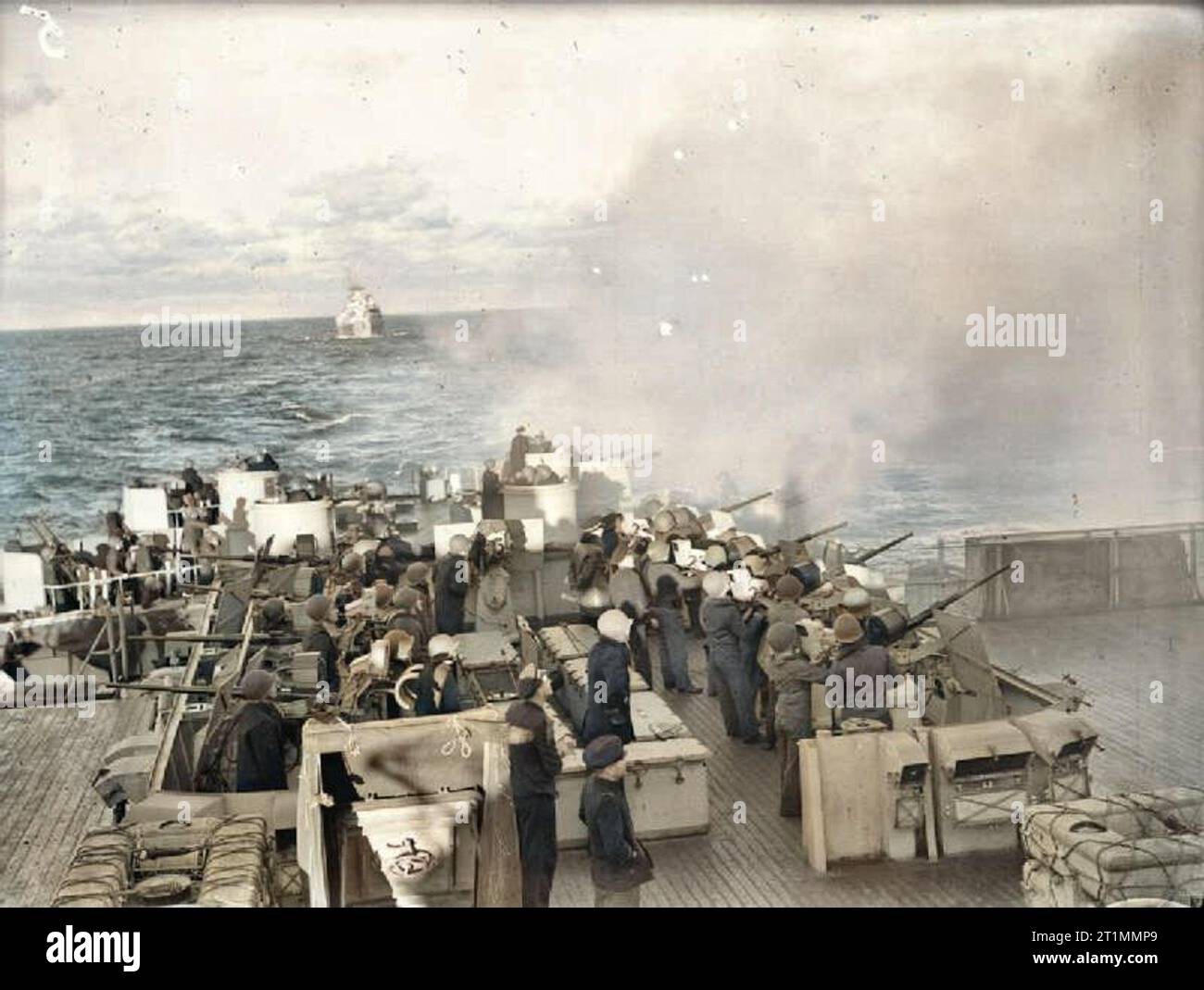 The Royal Navy during the Second World War Batteries of 20 mm Oerlikon ...