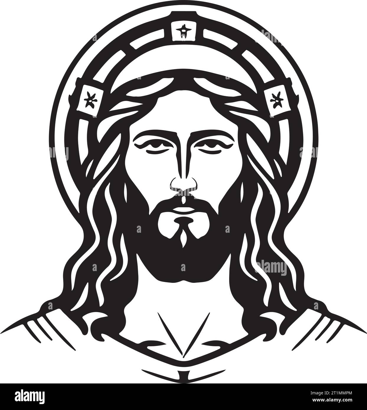 Beautiful lovely vector art Holy Christ emblem Stock Vector Image & Art ...