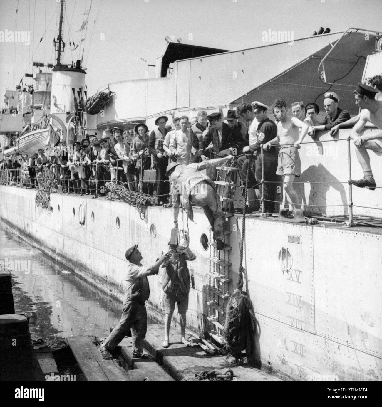 Operation Pedestal, August 1942 Aftermath: Survivors from merchant ...