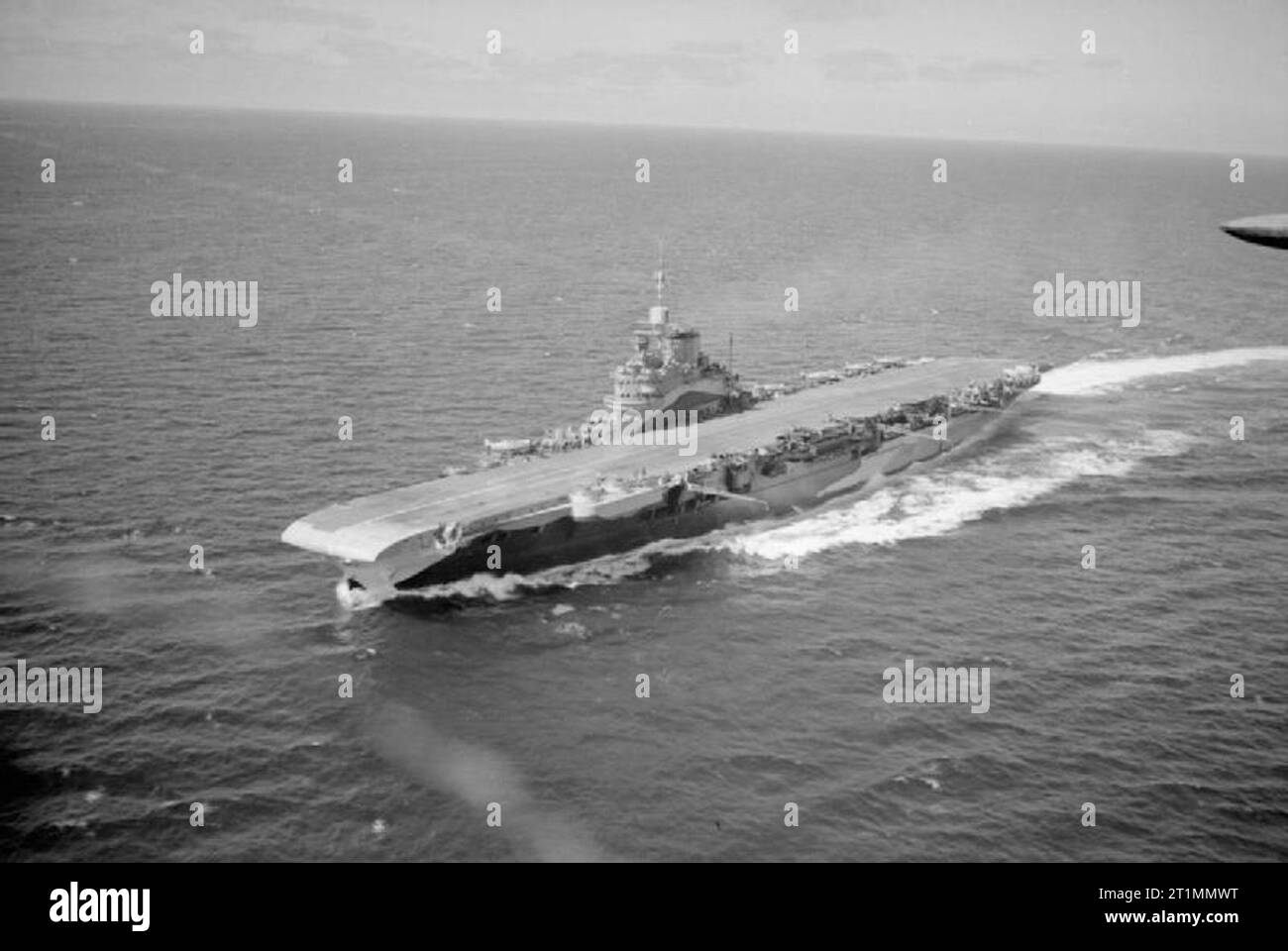 The Royal Navy during the Second World War HMS FORMIDABLE underway at ...