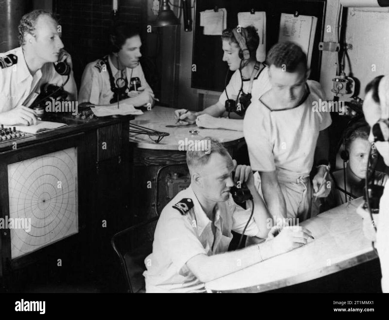 The Royal Navy during the Second World War Fighter Direction personnel ...