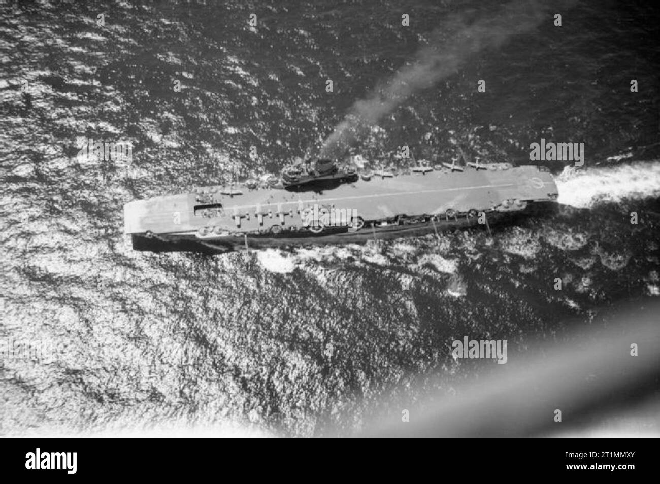 The Royal Navy during the Second World War HMS FORMIDABLE underway at ...