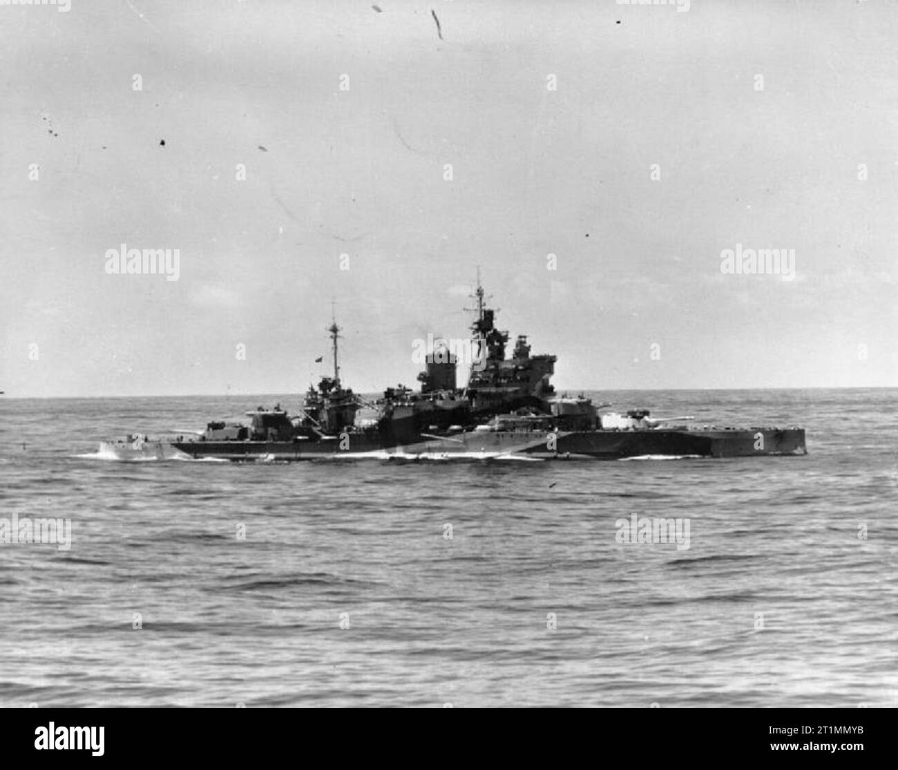The Royal Navy during the Second World War The battleship HMS VALIANT ...