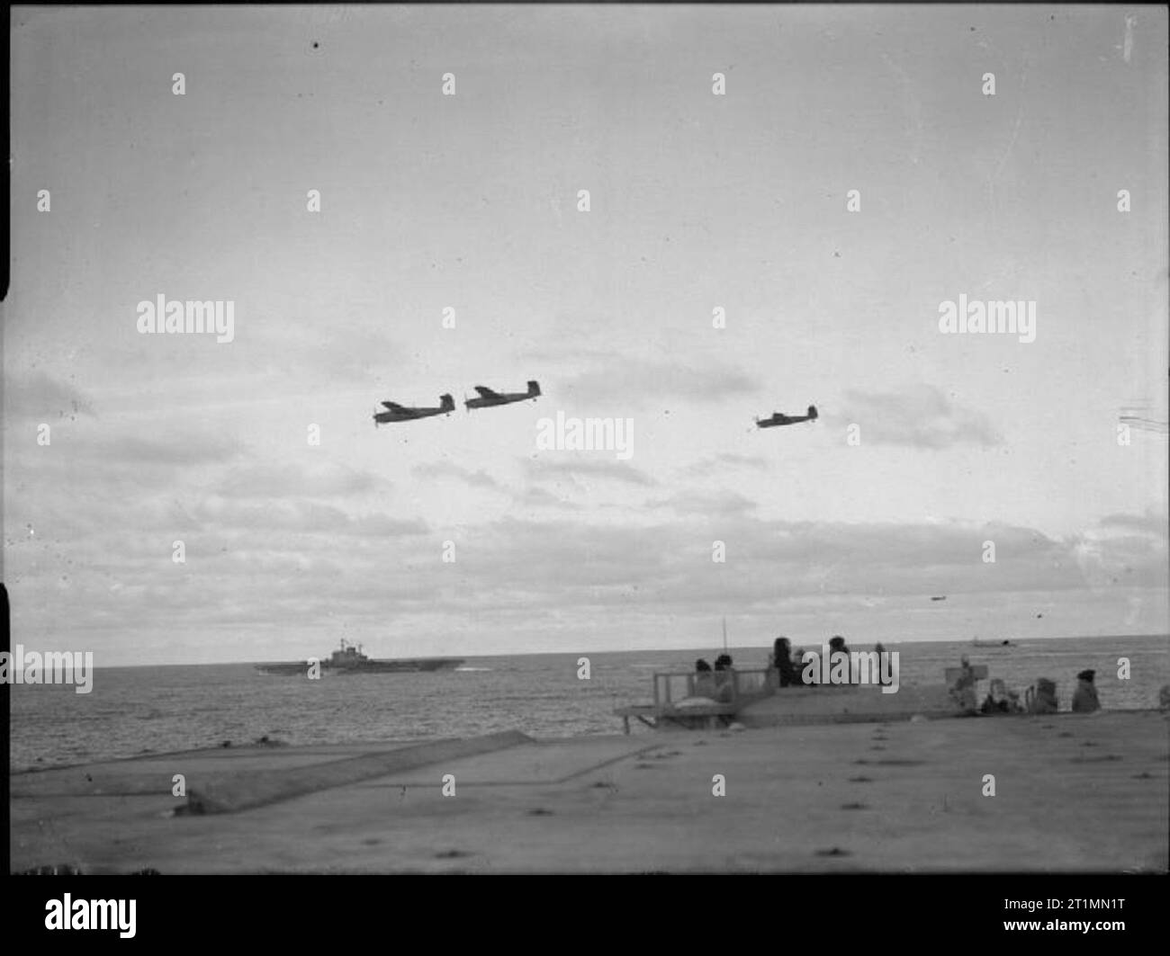 The Royal Navy during the Second World War In the middle distance three ...