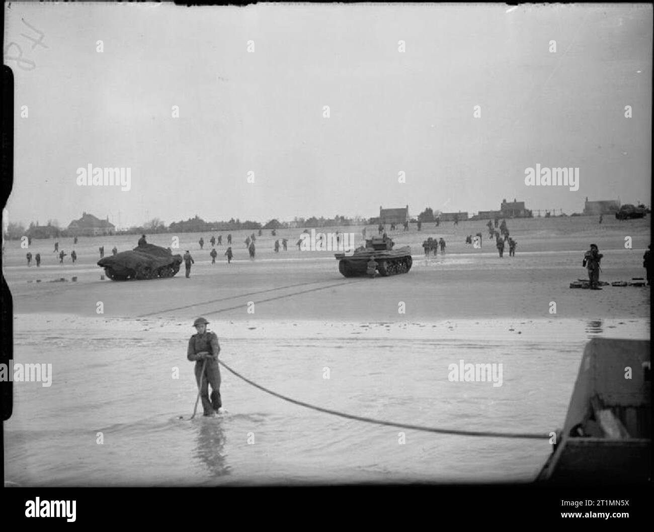 The Royal Navy during the Second World War General view of troops and ...
