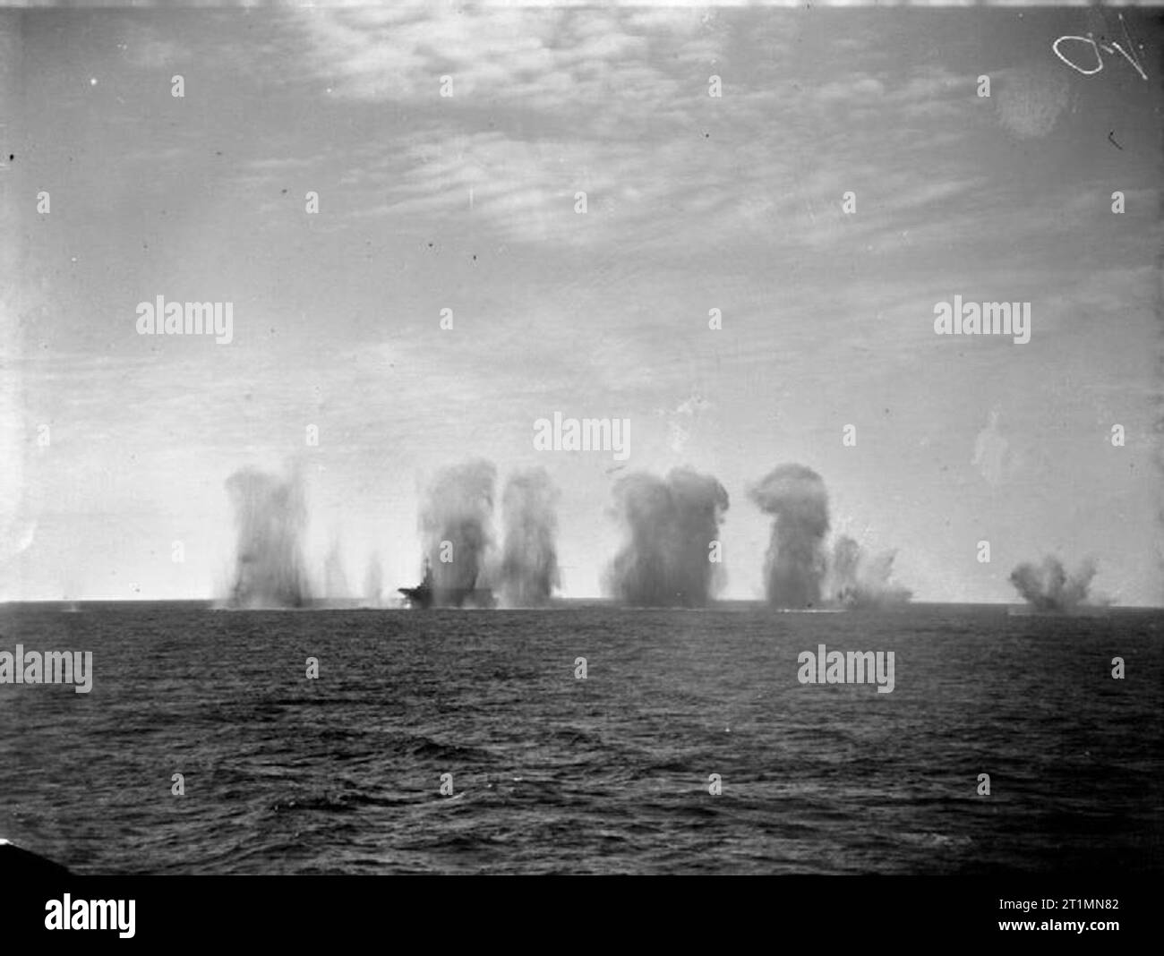 The Royal Navy during the Second World War Bombs bursting round the ...