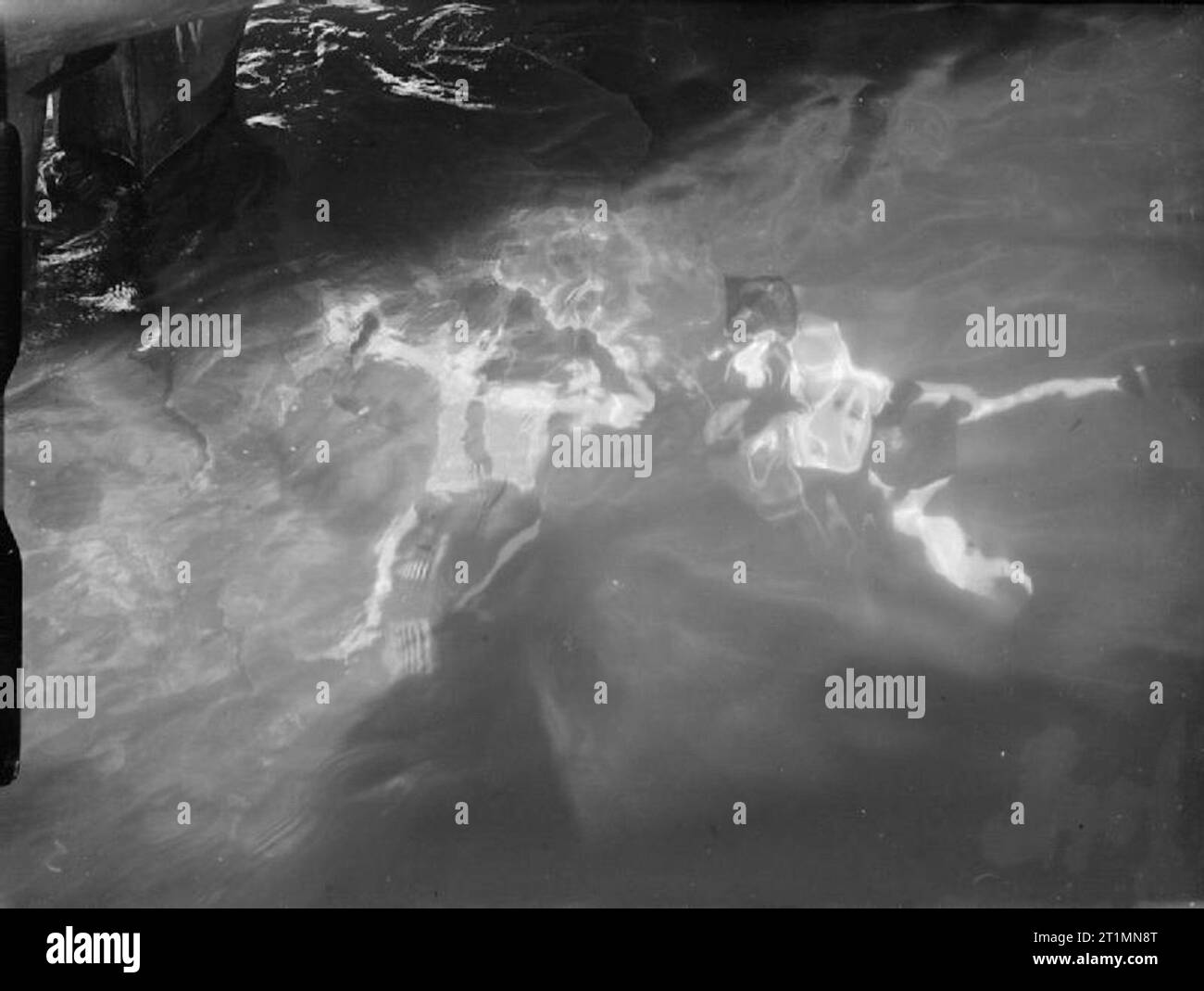 The Royal Navy during the Second World War Two divers, members of the ...