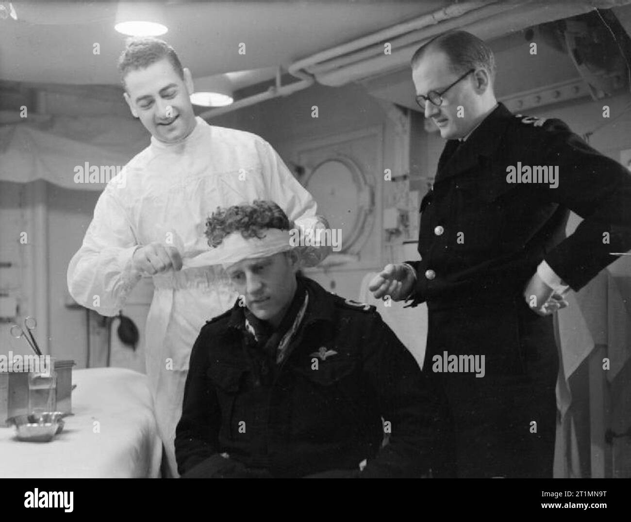 The Royal Navy during the Second World War The wounded pilot of a ...