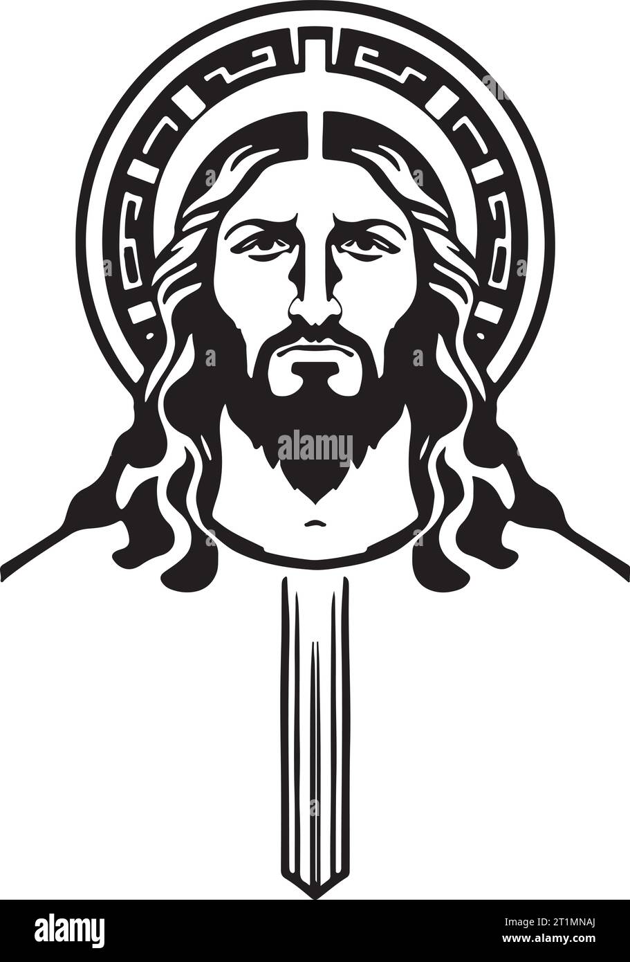 Incredible lovely vector art Holy Christ emblem Stock Vector Image ...