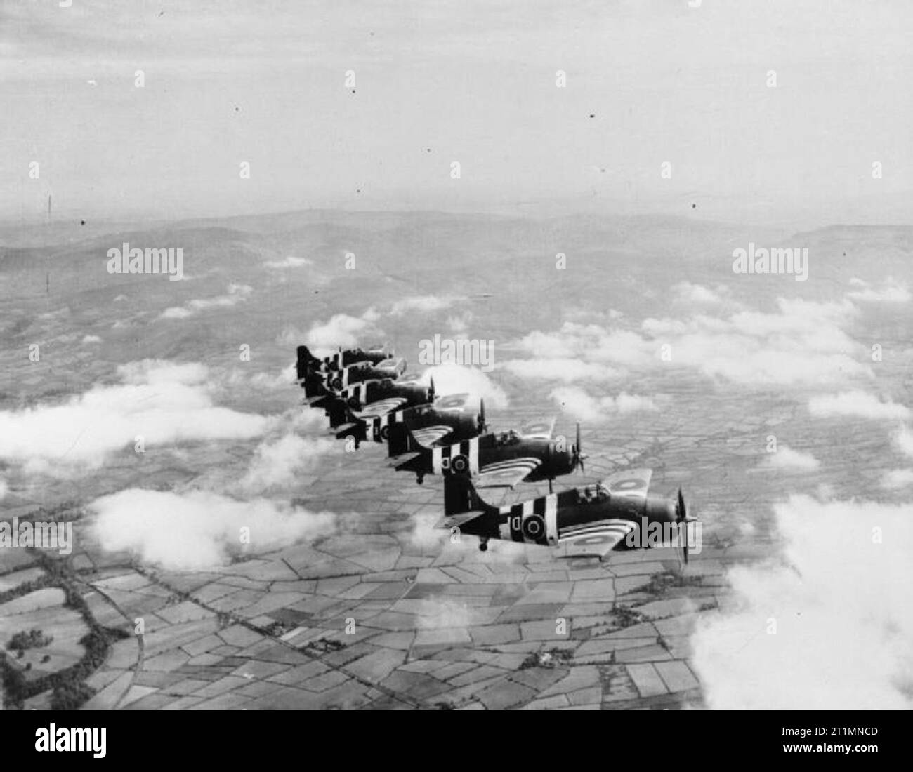 The Royal Navy during the Second World War An echelon formation of ...