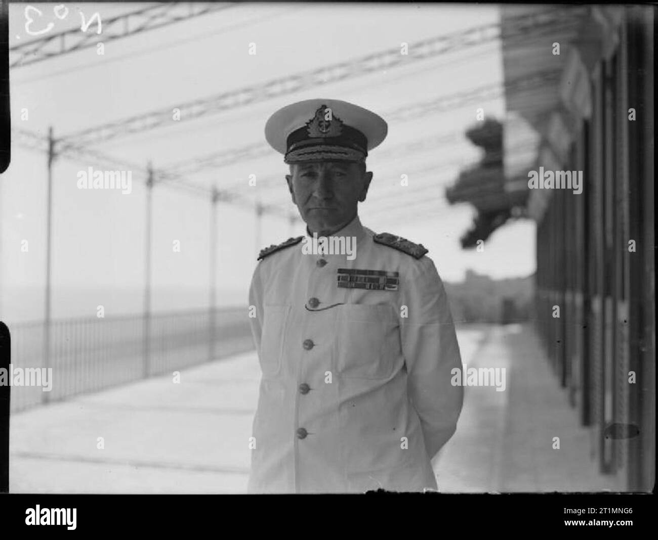 The Royal Navy during the Second World War A half length shot of ...