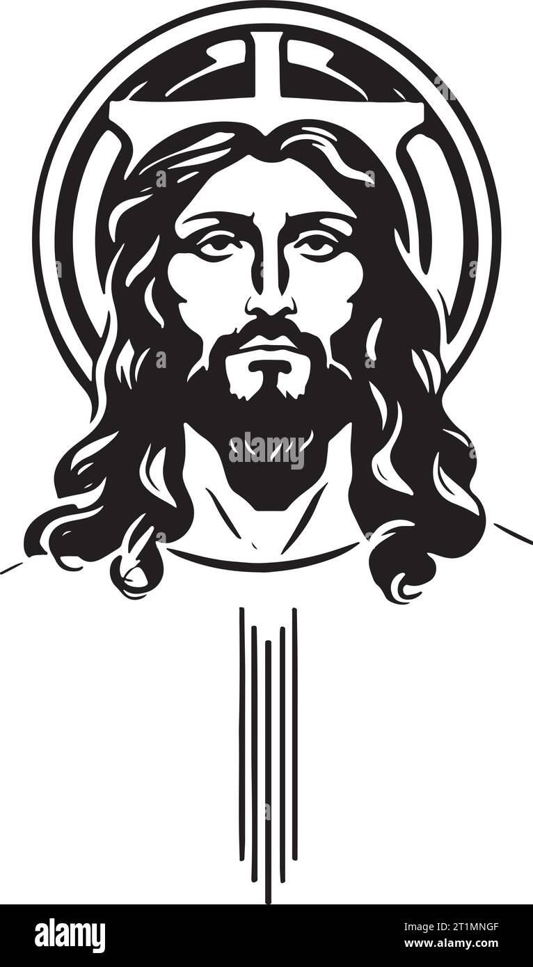 Super and lovely Holy Christ vector art Stock Vector Image & Art - Alamy