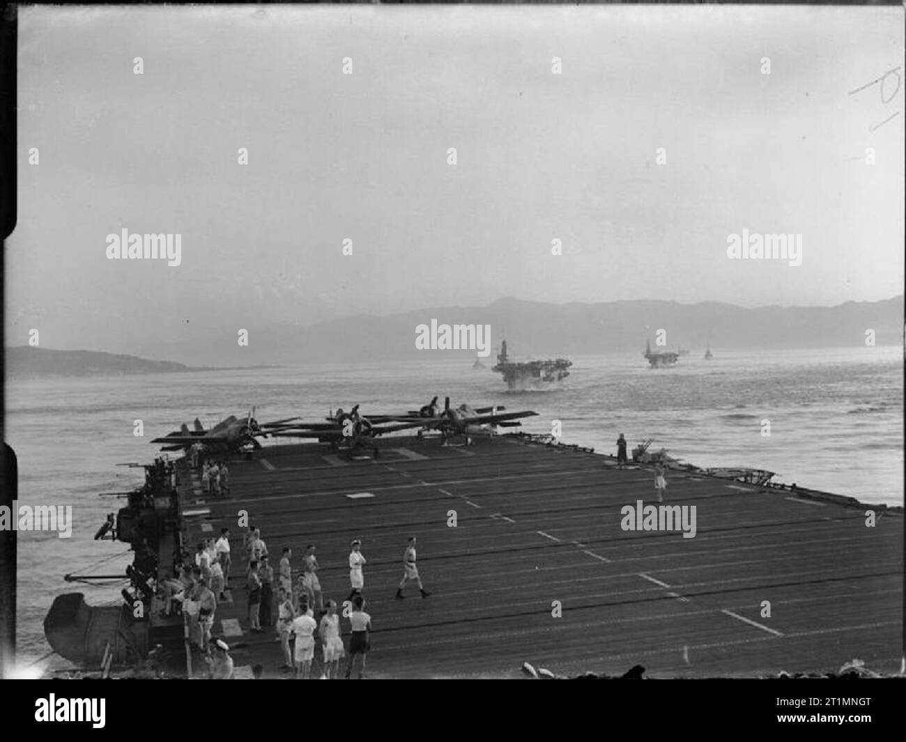 The Royal Navy during the Second World War Scene from HMS PURSUER of ...