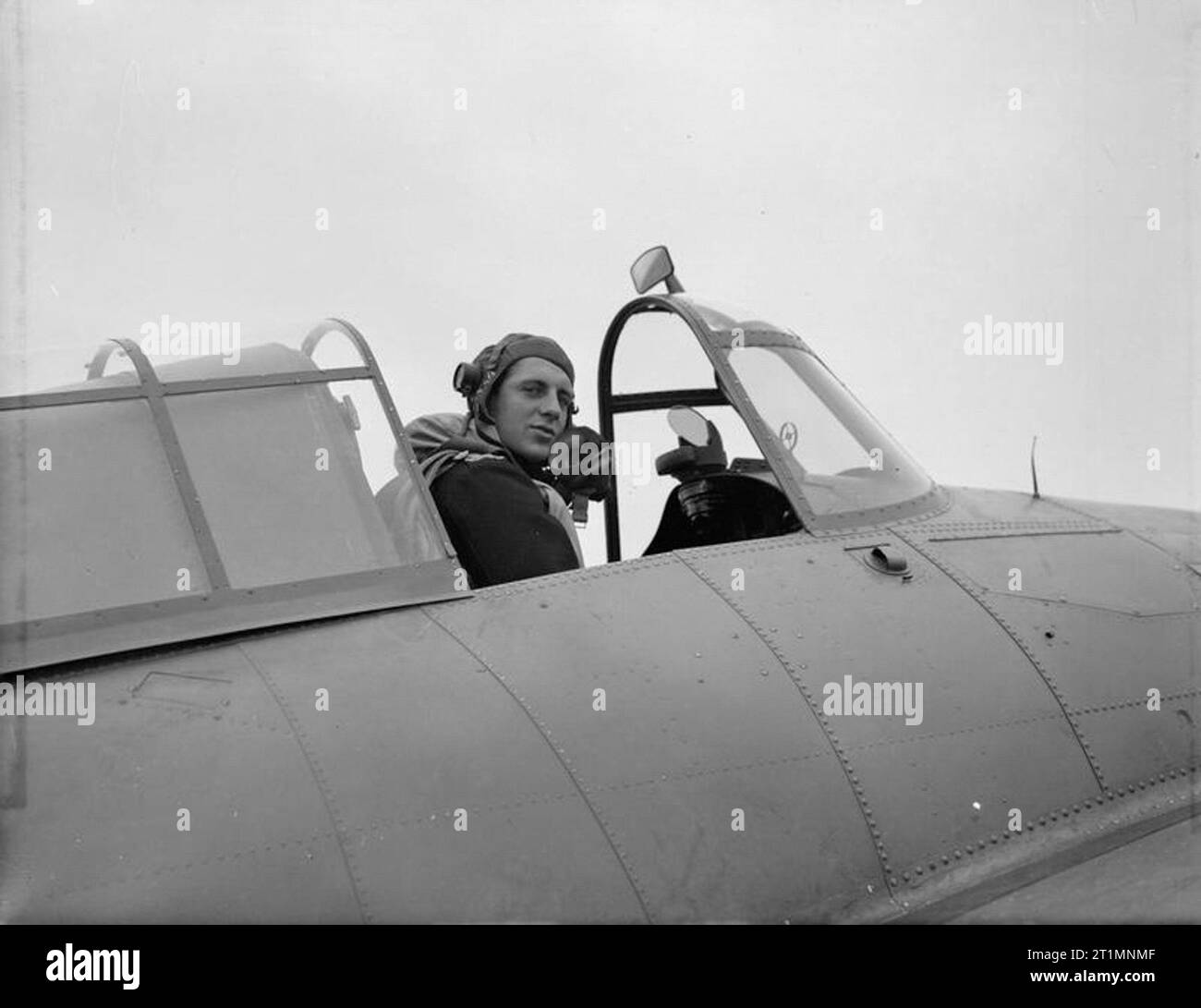 Fleet Air Arm Series, on Board HMS Victorious. September 1942. Fleet Air Arm pilot S/Lt G Warren ...