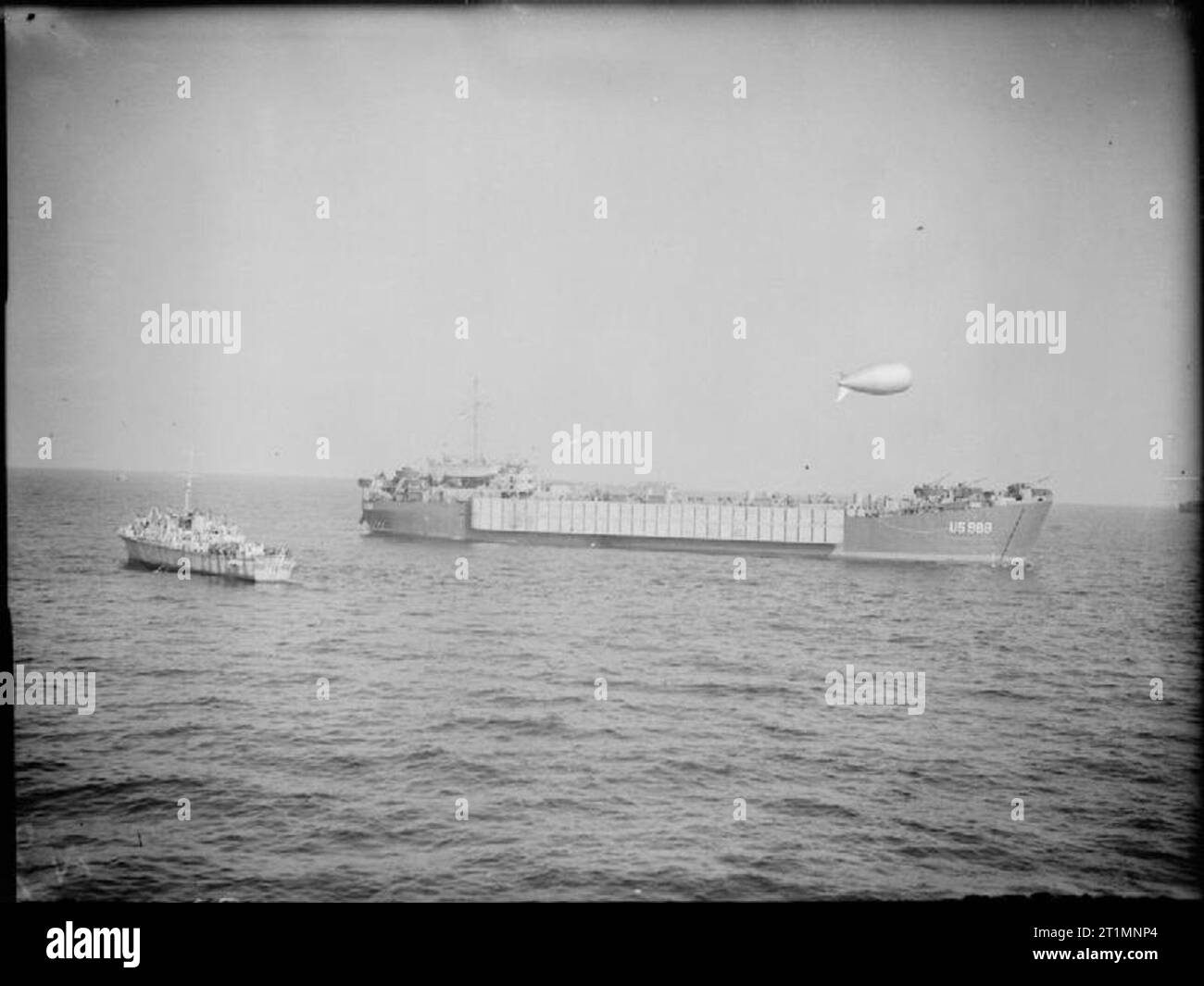 The Royal Navy during the Second World War A protective balloon flying ...