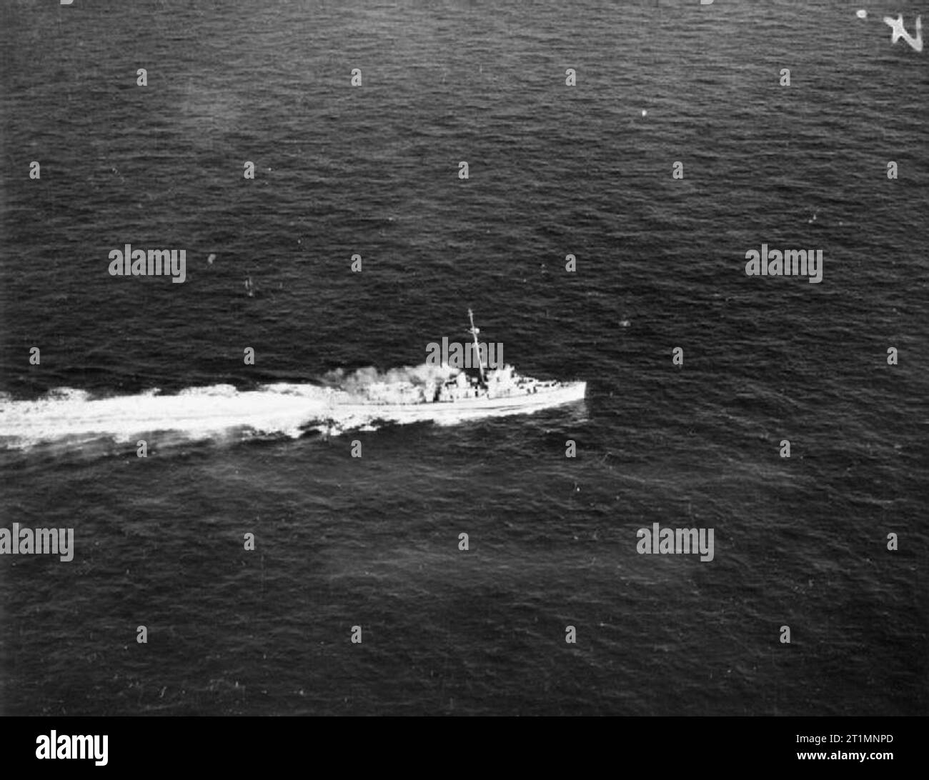 The Royal Navy during the Second World War HMS MOORSOM, steaming at sea ...