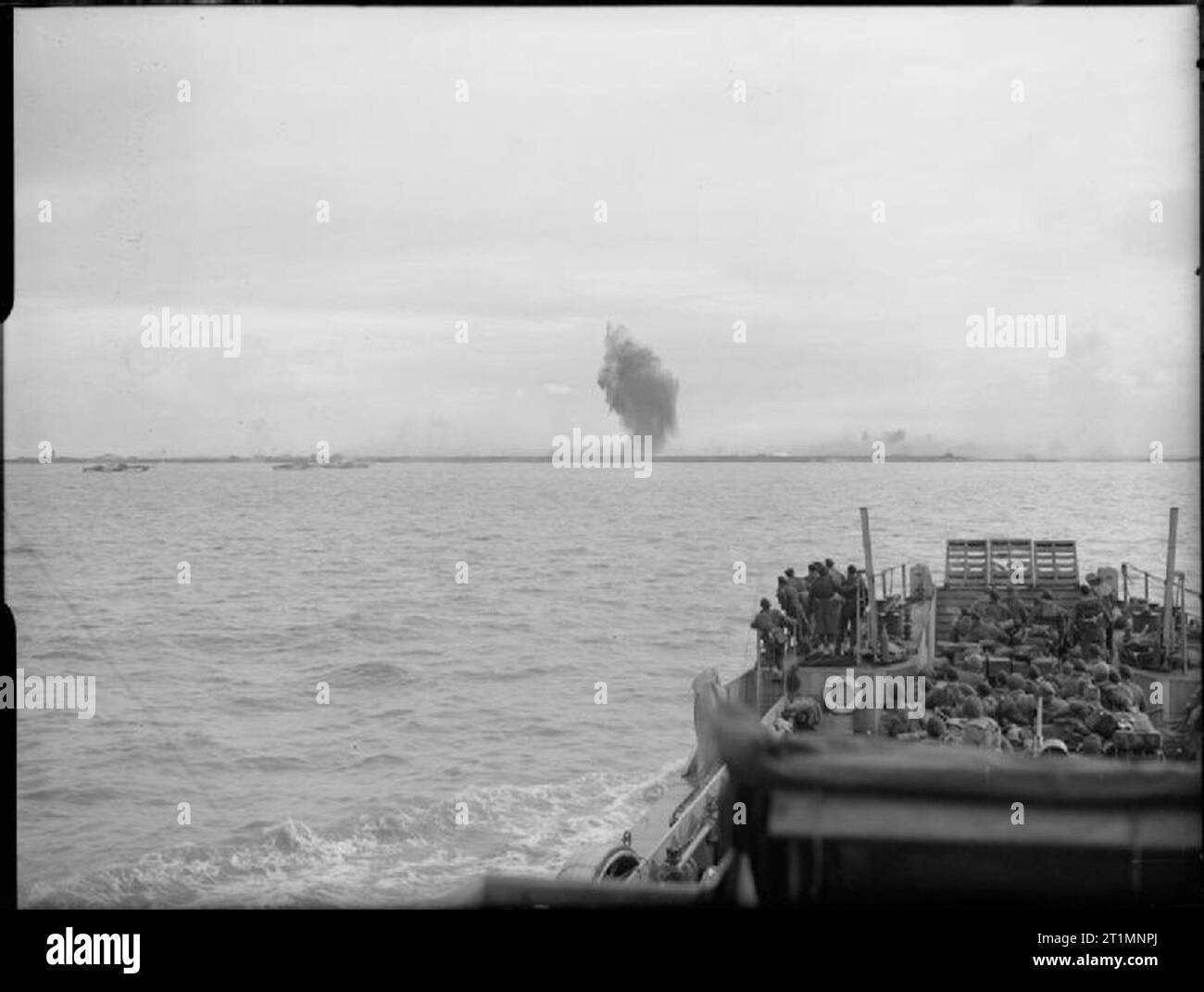 The Royal Navy during the Second World War Smoke rising up in the ...