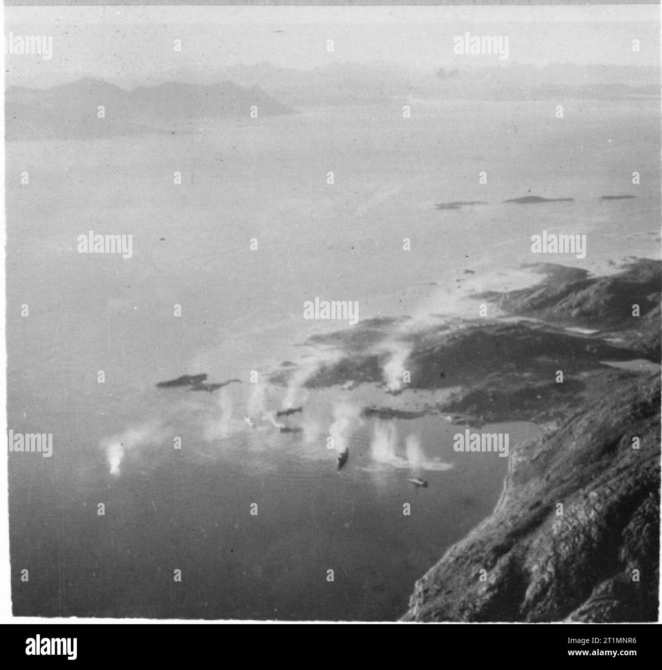 The Royal Navy during the Second World War Looking down on Lodingen ...