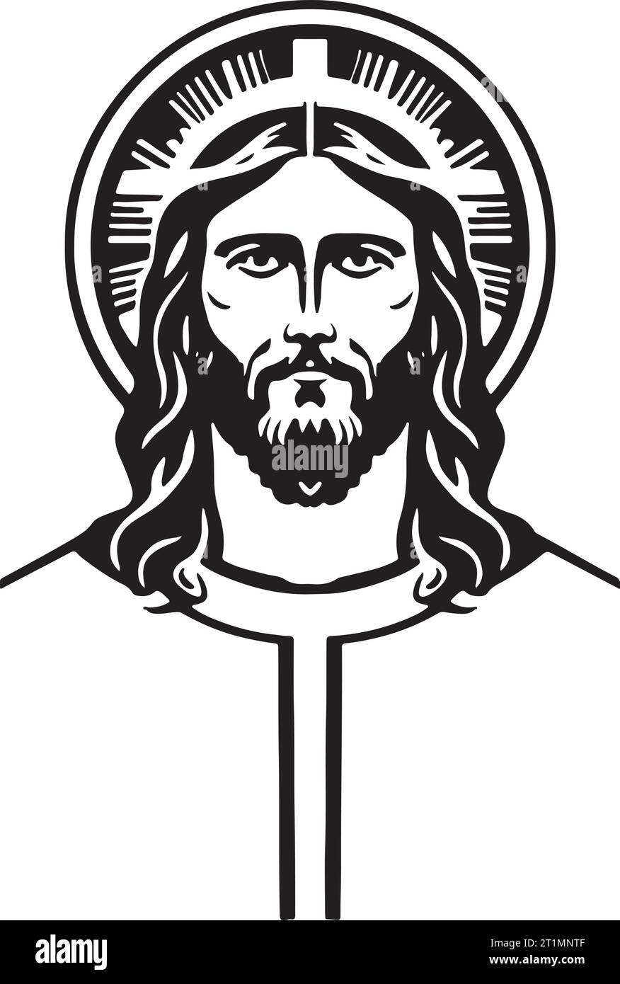 Super lovely vector art Holy Christ emblem Stock Vector Image & Art - Alamy