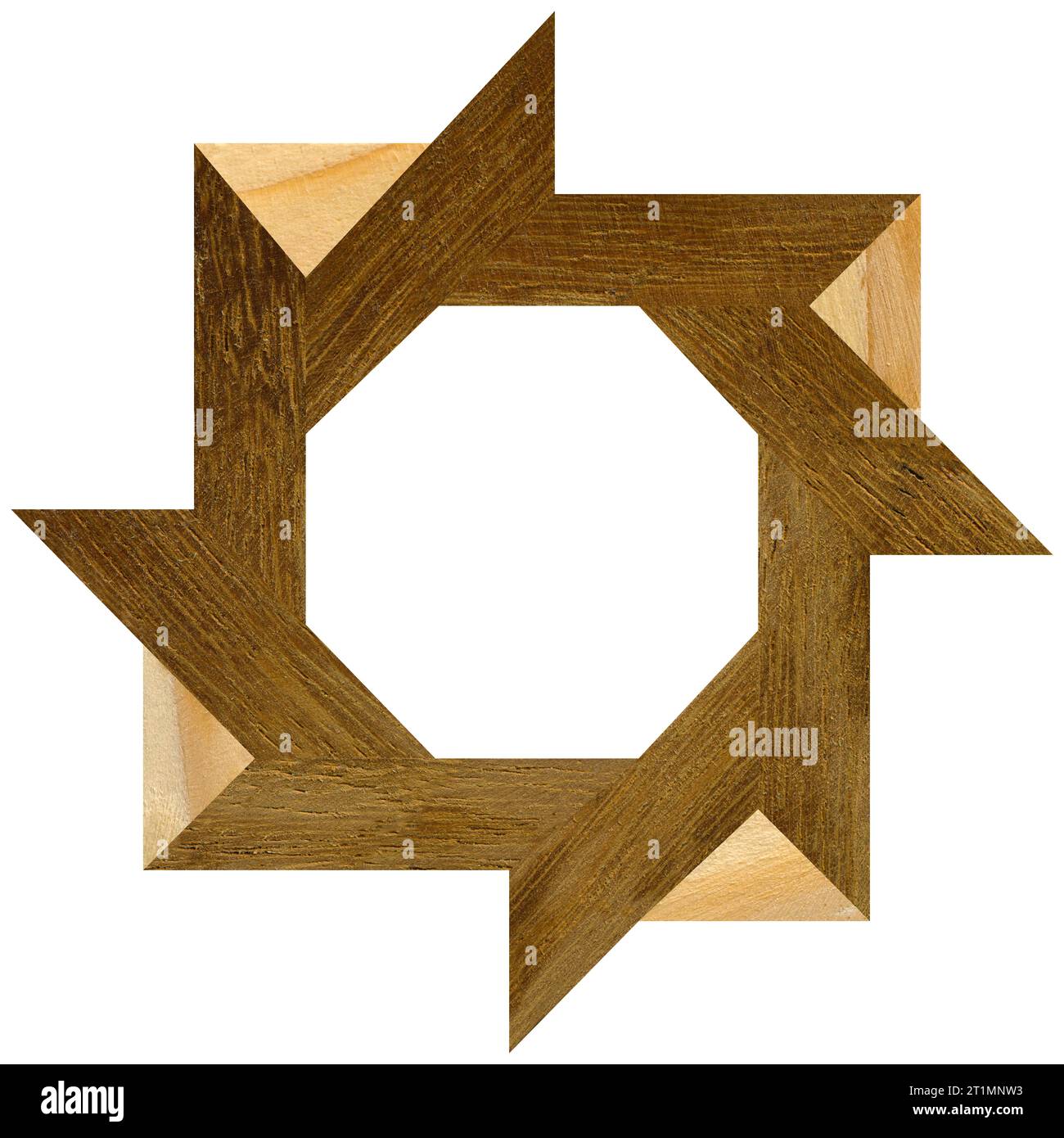 Wooden marquetry frame, wooden frame made from a combination of ...