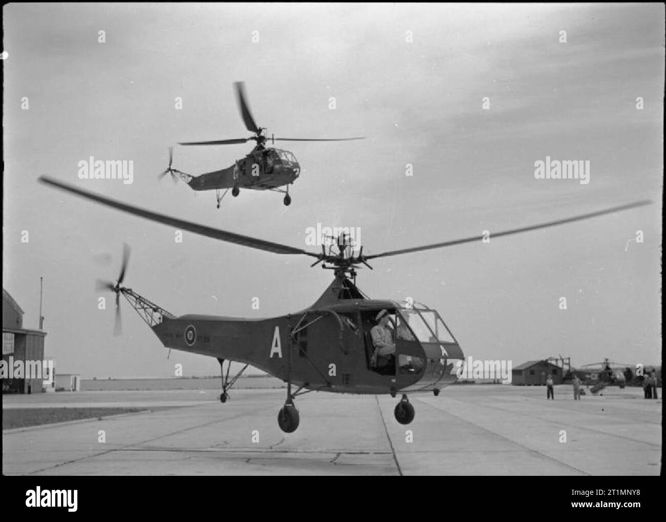 The Royal Navy during the Second World War Sikorsky IV helicopters of ...