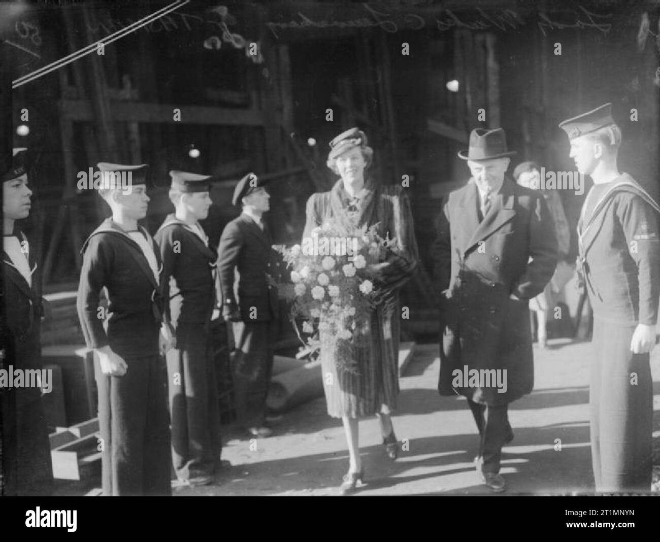 The Royal Navy during the Second World War Lady Weeks, wife of ...