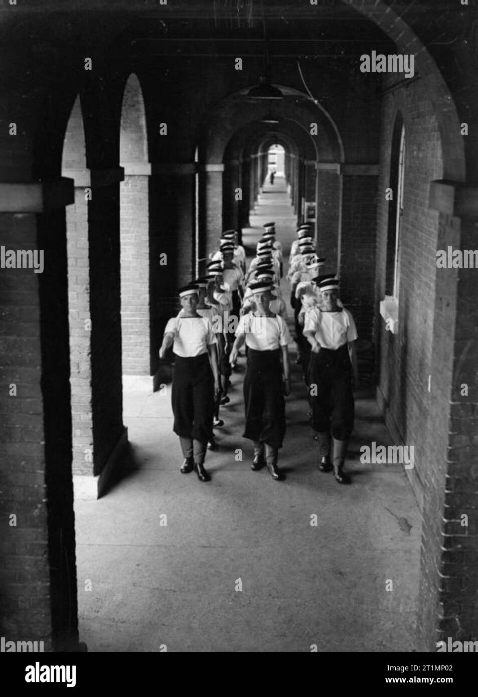 Fleet Air Arm Trainees at HMS St Vincent, Gosport, August 1943 At HMS ...