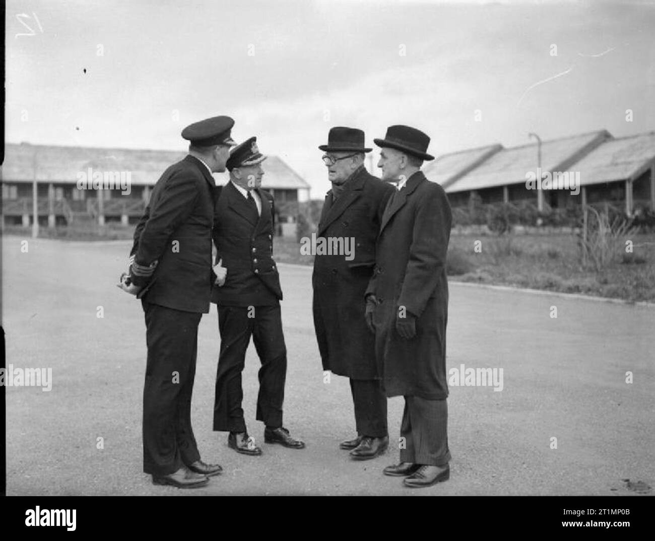 The Royal Navy during the Second World War Left to right: Commander J ...