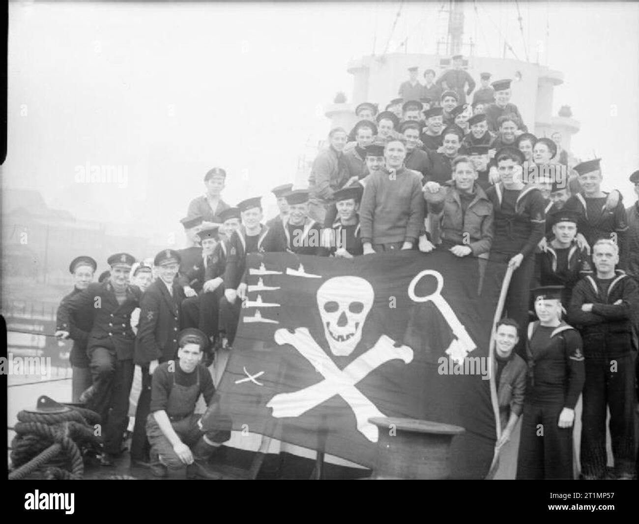 The Royal Navy during the Second World War Men from all frigates of the ...