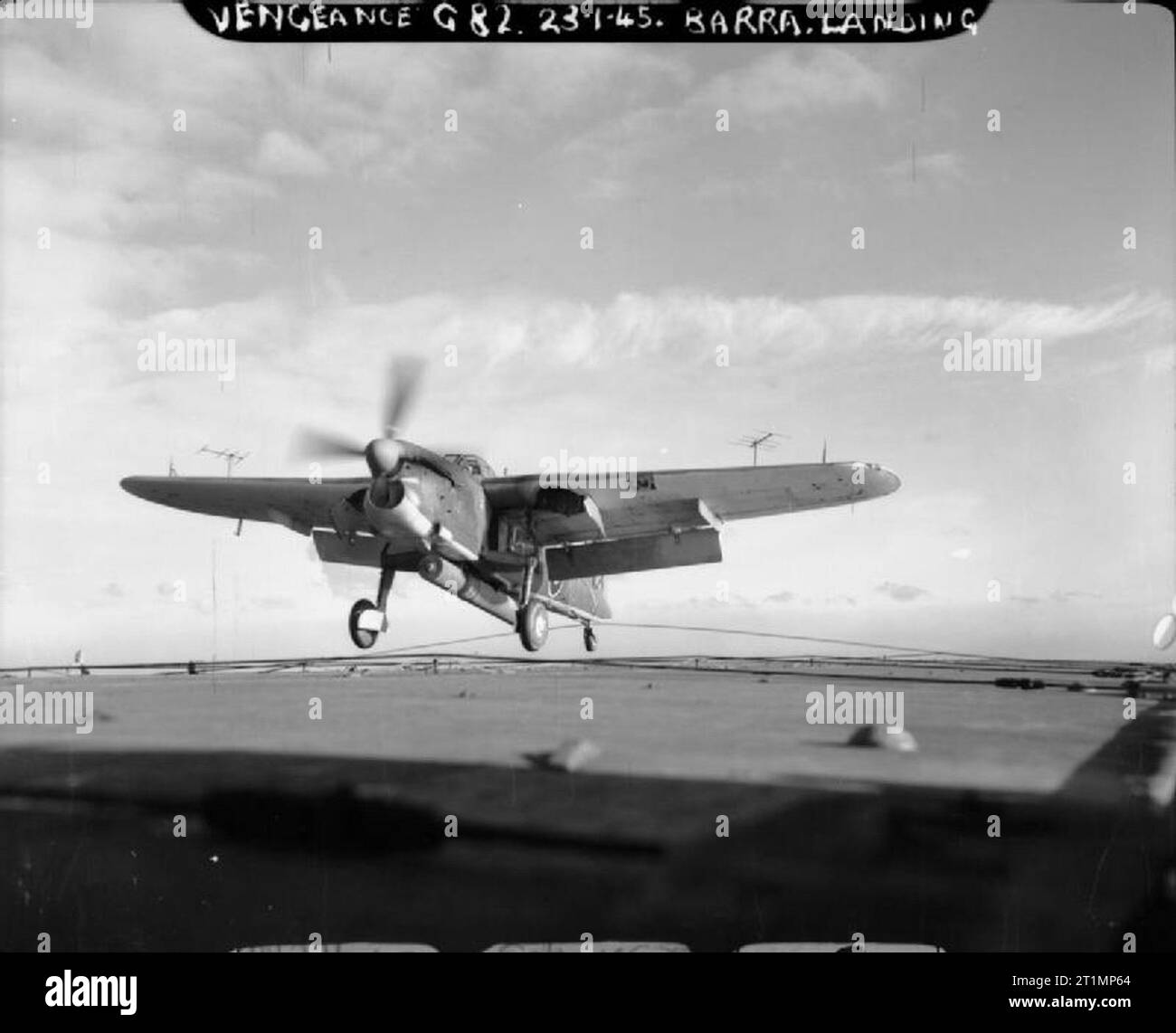 The Royal Navy during the Second World War A Fairey Barracuda landing ...