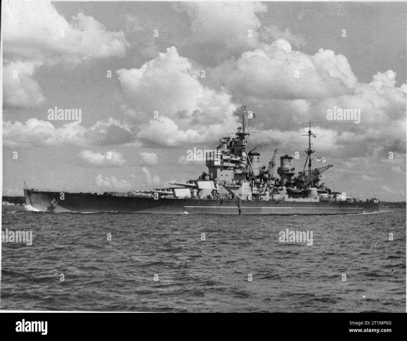 The Royal Navy during the Second World War HMS HOWE at Auckland, New ...